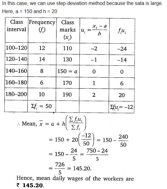 Ncert Solutions For Class 10 Maths Chapter 14 Statistics Ex 141