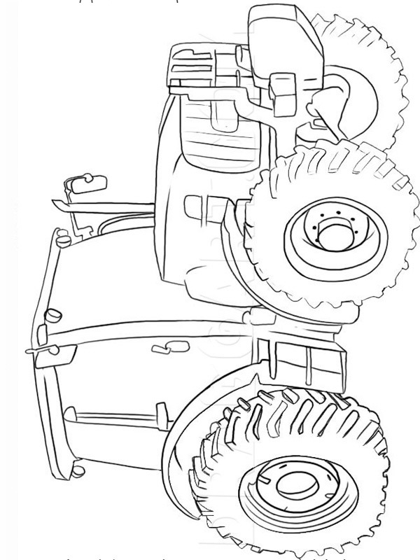 Kleurplaat Tractor Peuter Kleurplaten Auto Peuters