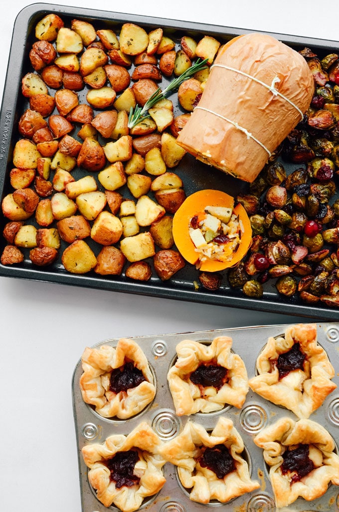 Your Entire Vegetarian Thanksgiving Dinner On A Sheet Pan