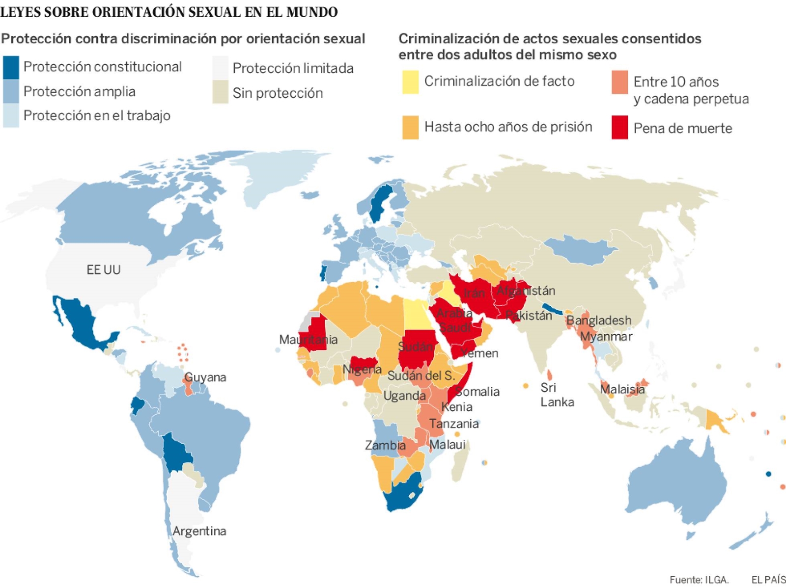 El Mapamundi De La Homofobia Pausa