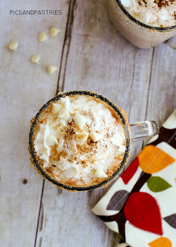 Pumpkin Spice White Hot Chocolate