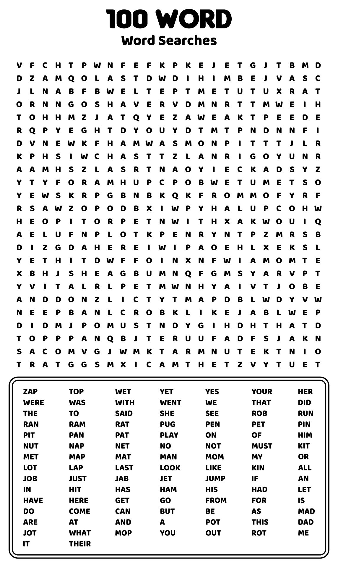 Printable Word Searches 26 Free Printable Word Search Puzzles Reader