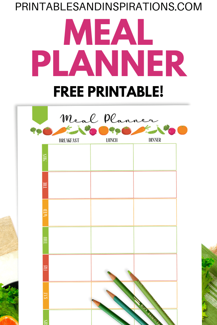 Free Meal Planning Printables