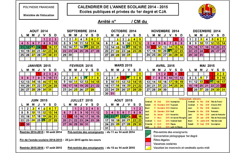 Calendrier 2021 Scolaire Tahiti Calendrier Apr 2021