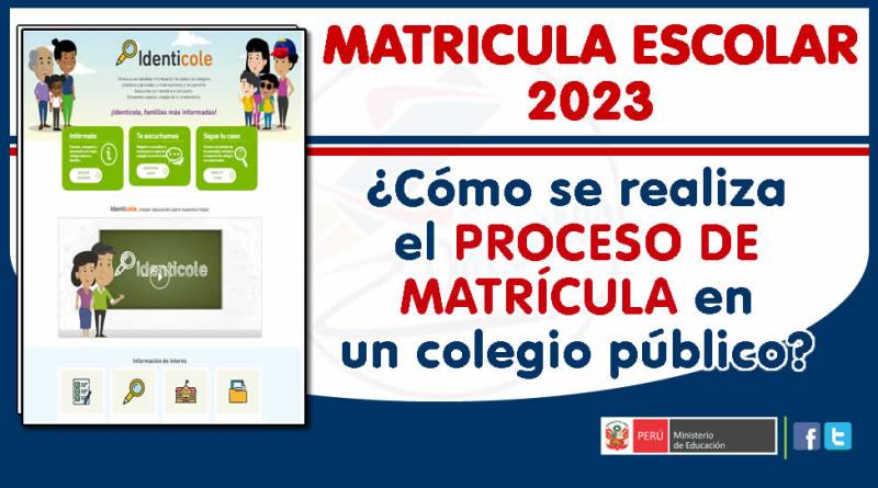 MatrÍcula Escolar 2023 ¿cómo Se Realiza El Proceso De MatrÍcula En Un