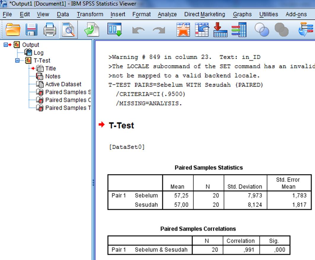 Tutorial Cara Uji T Paired Dengan Spss Uji Statistik Riset