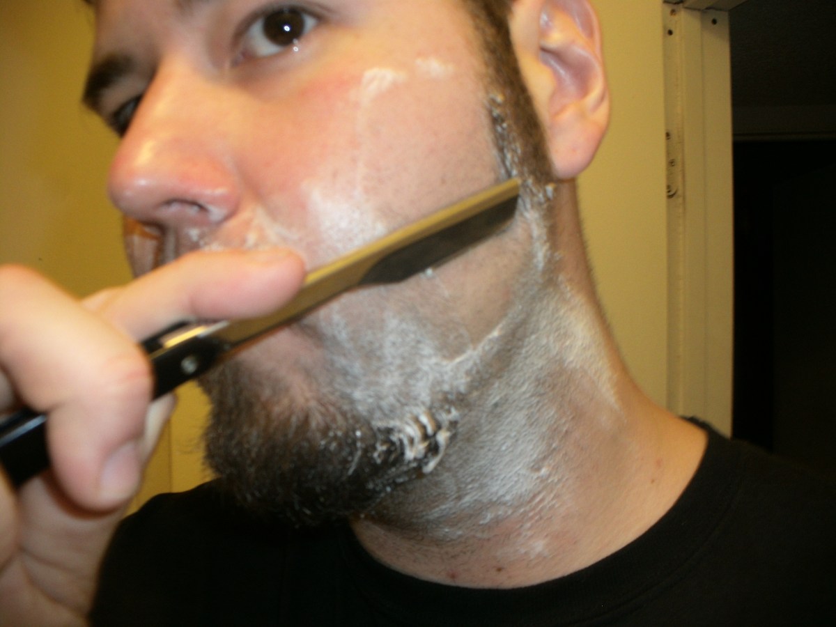 Learning To Shave With A Straight Razor