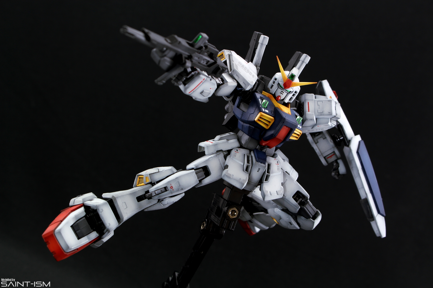 Rg Rx 178 Gundam Mk2 Aeug Saint Ism Gaming Gunpla Digital Art