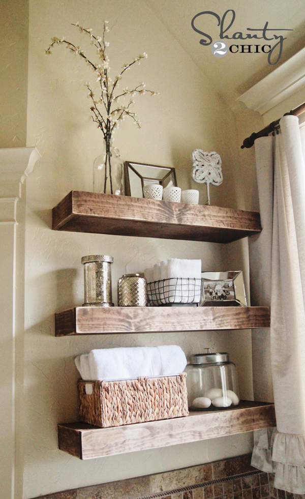 Easy Diy Floating Shelves Floating Shelf Tutorial Video And Free Plans