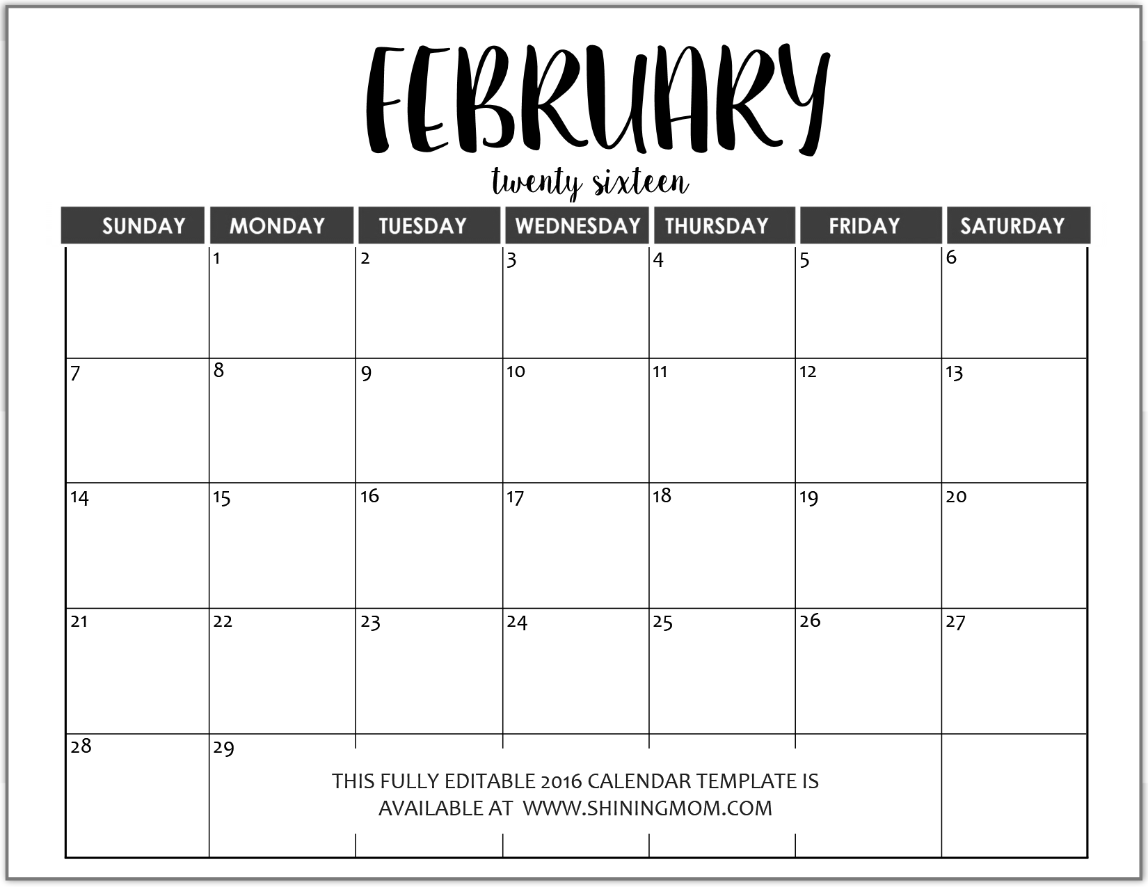 Free 12 Month Word Calendar Template 2021 Timeanddate Com Time And