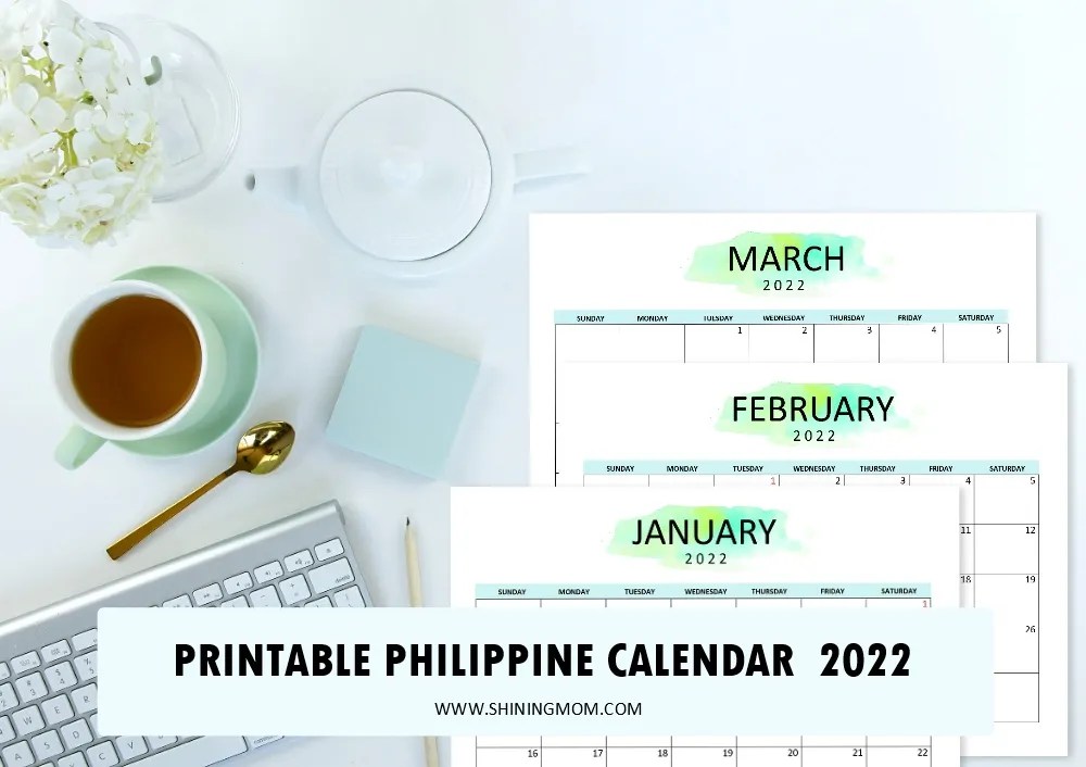 2022 Calendar Philippines With Holidays Free Printable 2022 Calendar