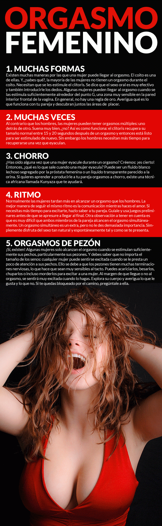 5 Datos BÁsicos Sobre El Orgasmo Femenino Sinembargo Mx