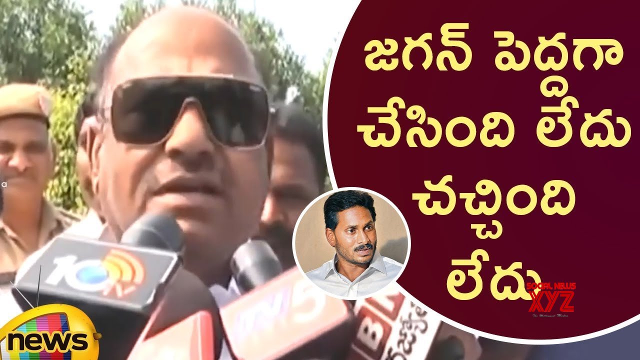 Jc Diwakar Reddy Sensational Comments On Cm Ys Jagan Governance Video