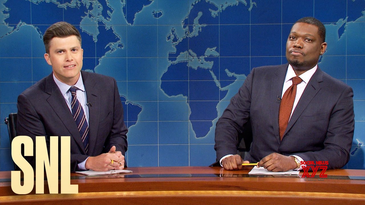 Weekend Update Colin Jost And Michael Che Swap Jokes For Season 46