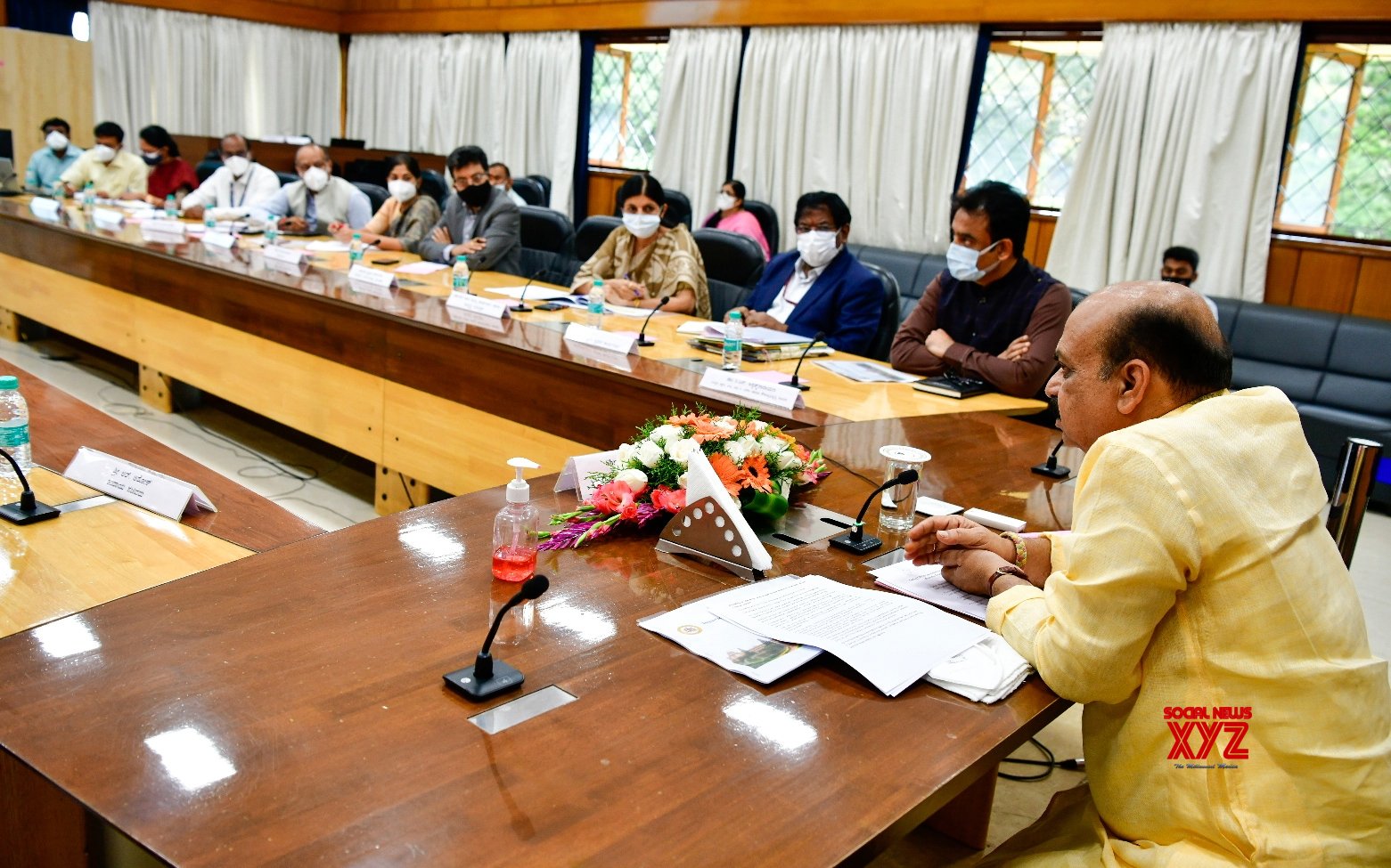 Bengaluruchief Minister Of Karnataka Basavaraj Bommai With Ministers