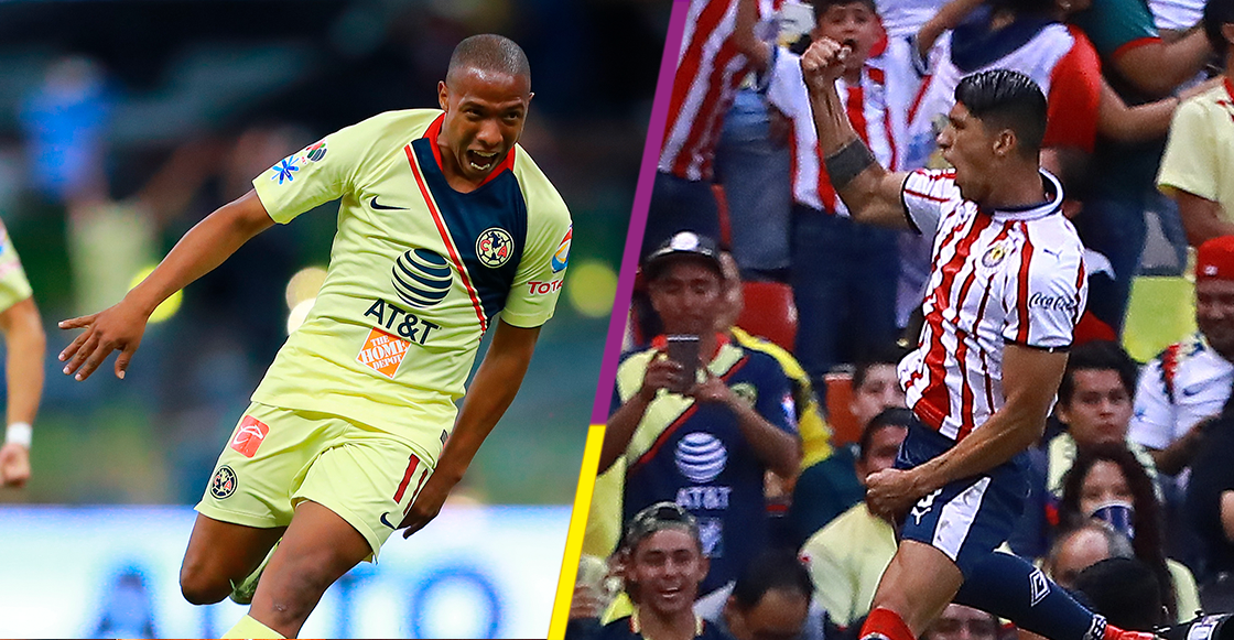 Los Goles Del Empate Entre América Y Chivas En El Clásico