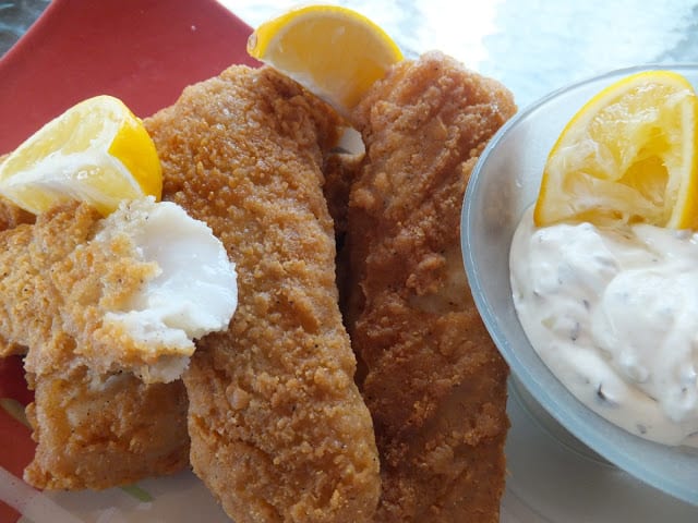 Beer Battered Haddock With Tarter Sauce Turnips 2 Tangerines