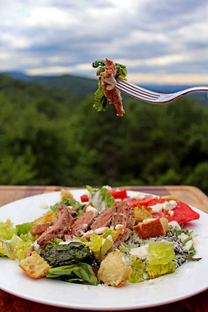 Grilled Steak Caesar Salad The Mountain Kitchen