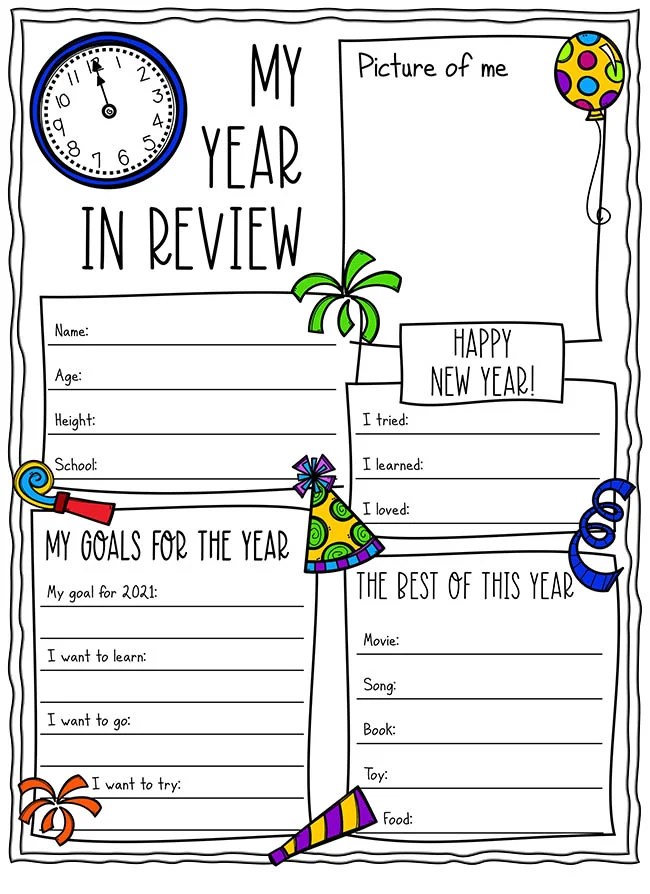 New Year S Resolutions Printables Printable Word Searches