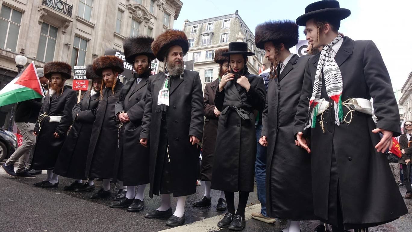 Neturei Karta Joins Anti Semitic Anti Israel Rally In London On