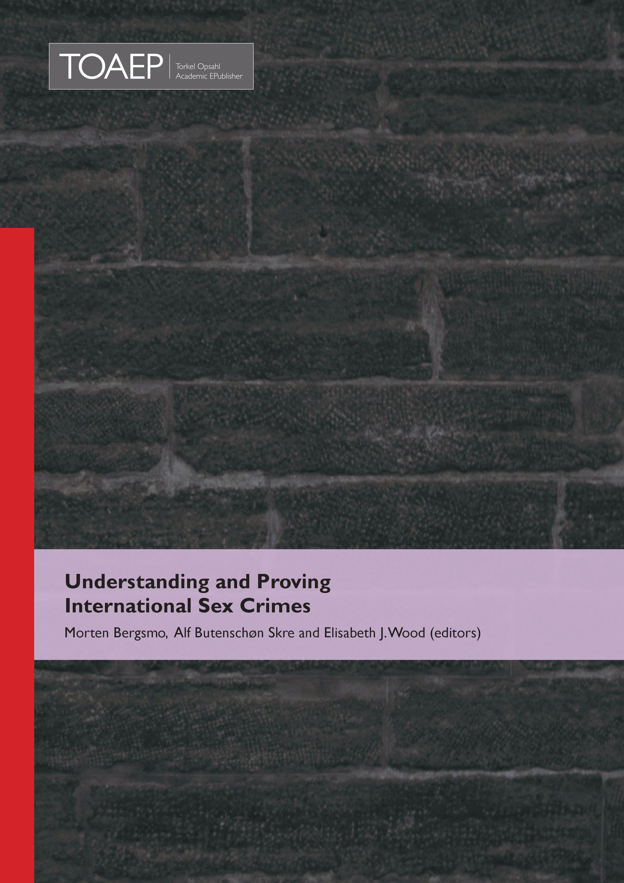 Understanding And Proving International Sex Crimes United Nations