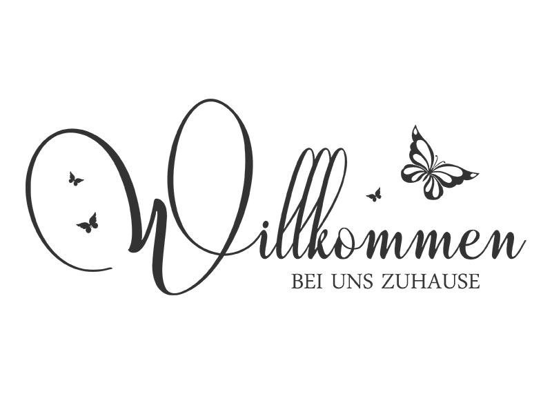 Willkommen Heißen Herzlich Willkommen Zu Hause Sprüche Wandtattoo