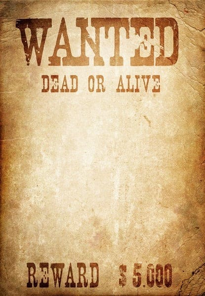 6 Wanted Poster Templates Word Excel Templates