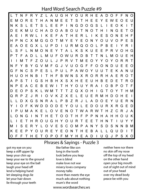 10 Best Extremely Hard Word Search Printables Printableecom Hard