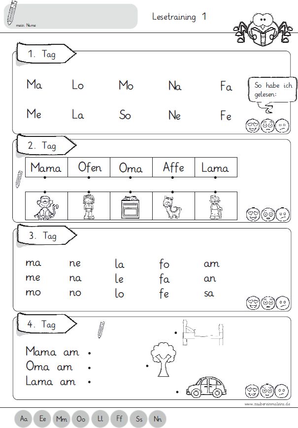 Zaubereinmaleins Lesen Klasse 2 10 X Lesen Malen Schreiben