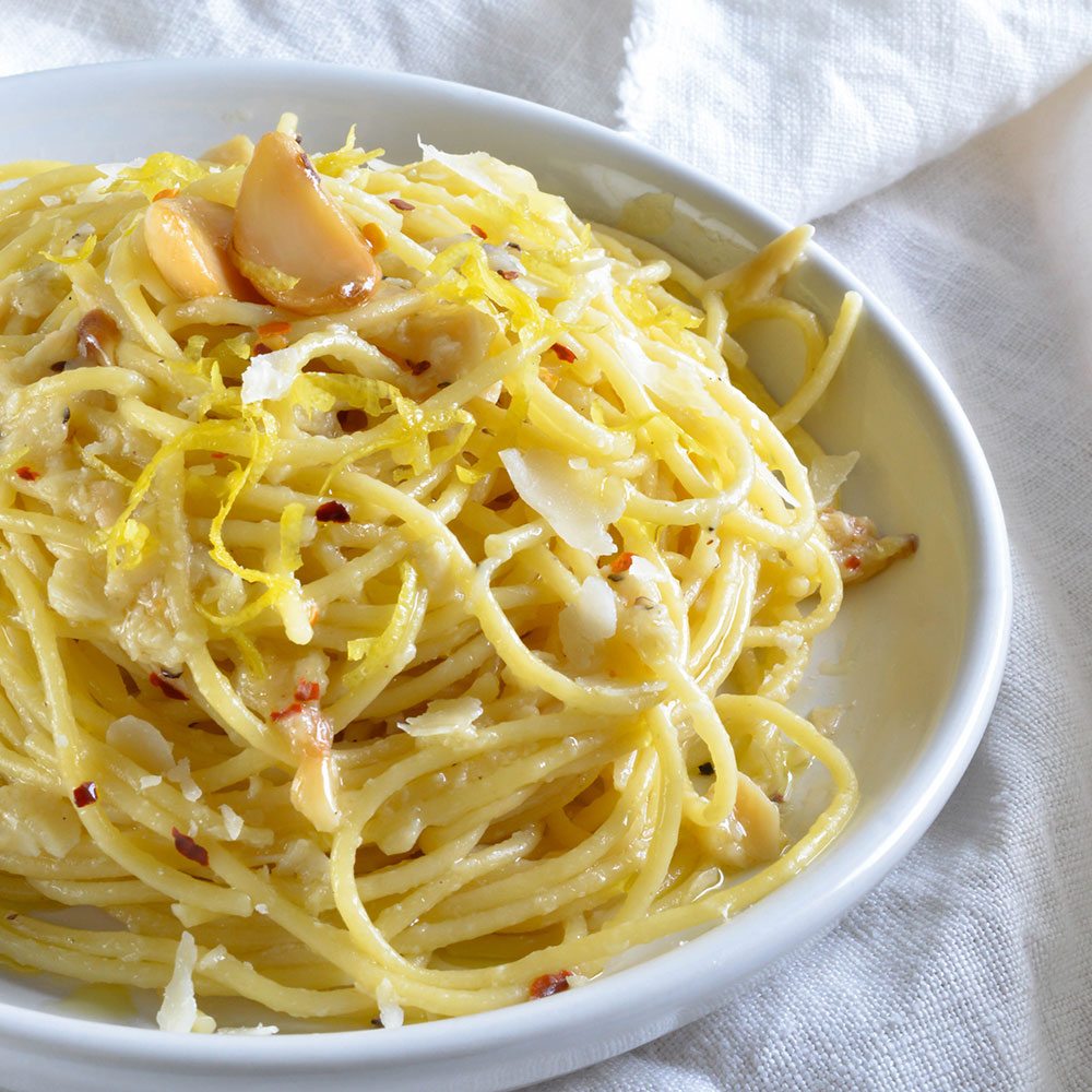 Easy Lemon Garlic Pasta Wonkywonderful