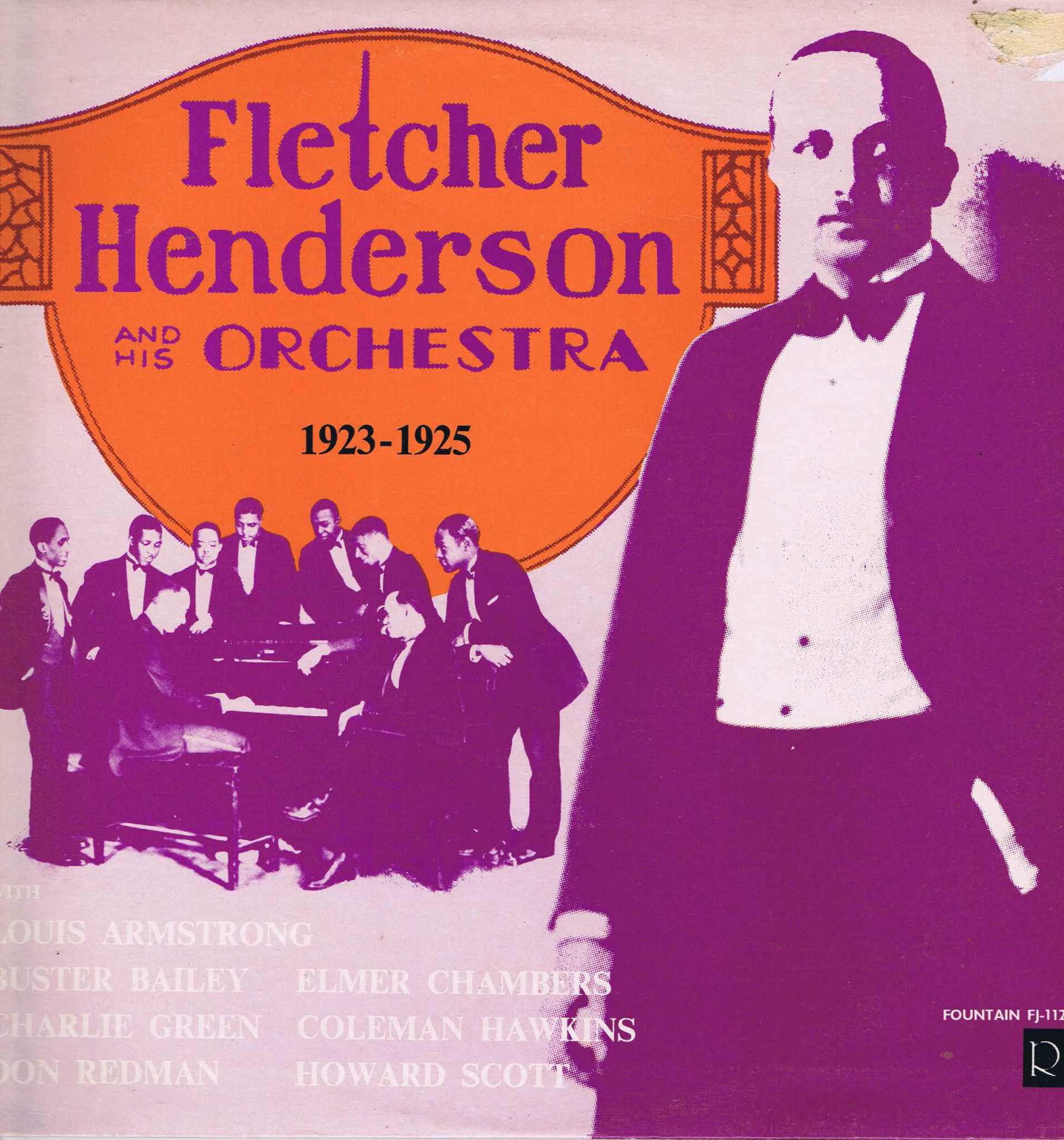 Fletcher Henderson And His Orchestra 1923 1925 Fountain Fj 112 Lp