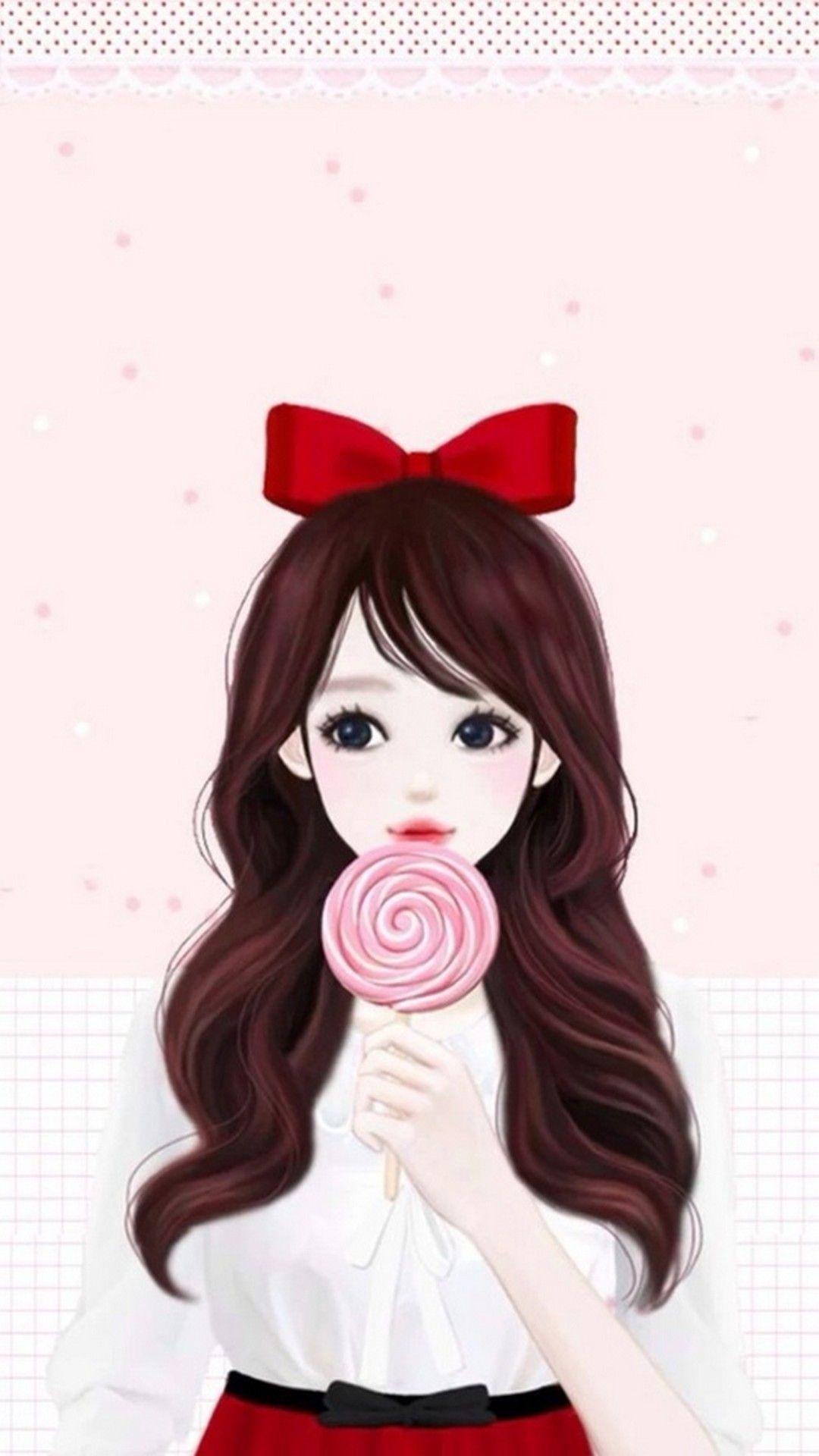 Pink Wallpaper Gambar Kartun Comel Korea Cute Anime Cartoon Korean