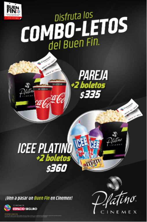 Cinemex Con Promociones Para El Buen Fin Y Disfrutes La Magia Del Cine