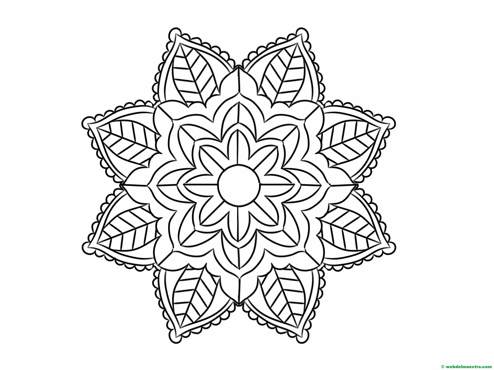 Mándalas Para Colorear Dibujos Mandalas Para Imprimir Dibujos De