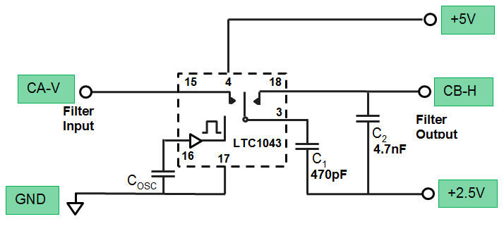 Switched Capacitor Filter Circuit Circuit Diagram