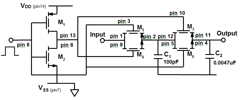 Switched Capacitor Filter Schematic Circuit Diagram