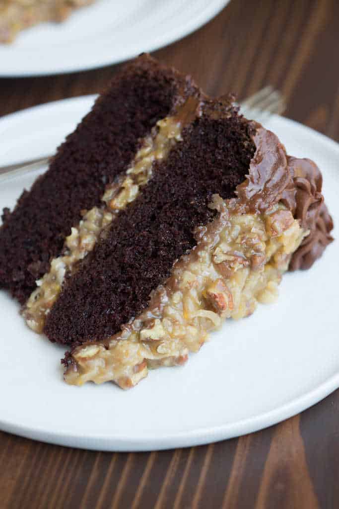 Homemade German Chocolate Cake