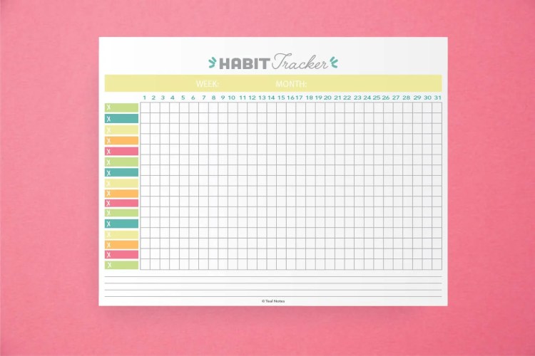 Free Printable Habit Tracker Pdf The Ultimate Habit Tracker Guide