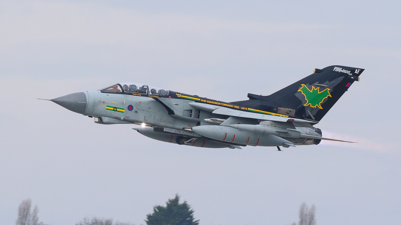 Three Raf Tornado Gr4 Jets Have Completed The Types Finale Flypasts