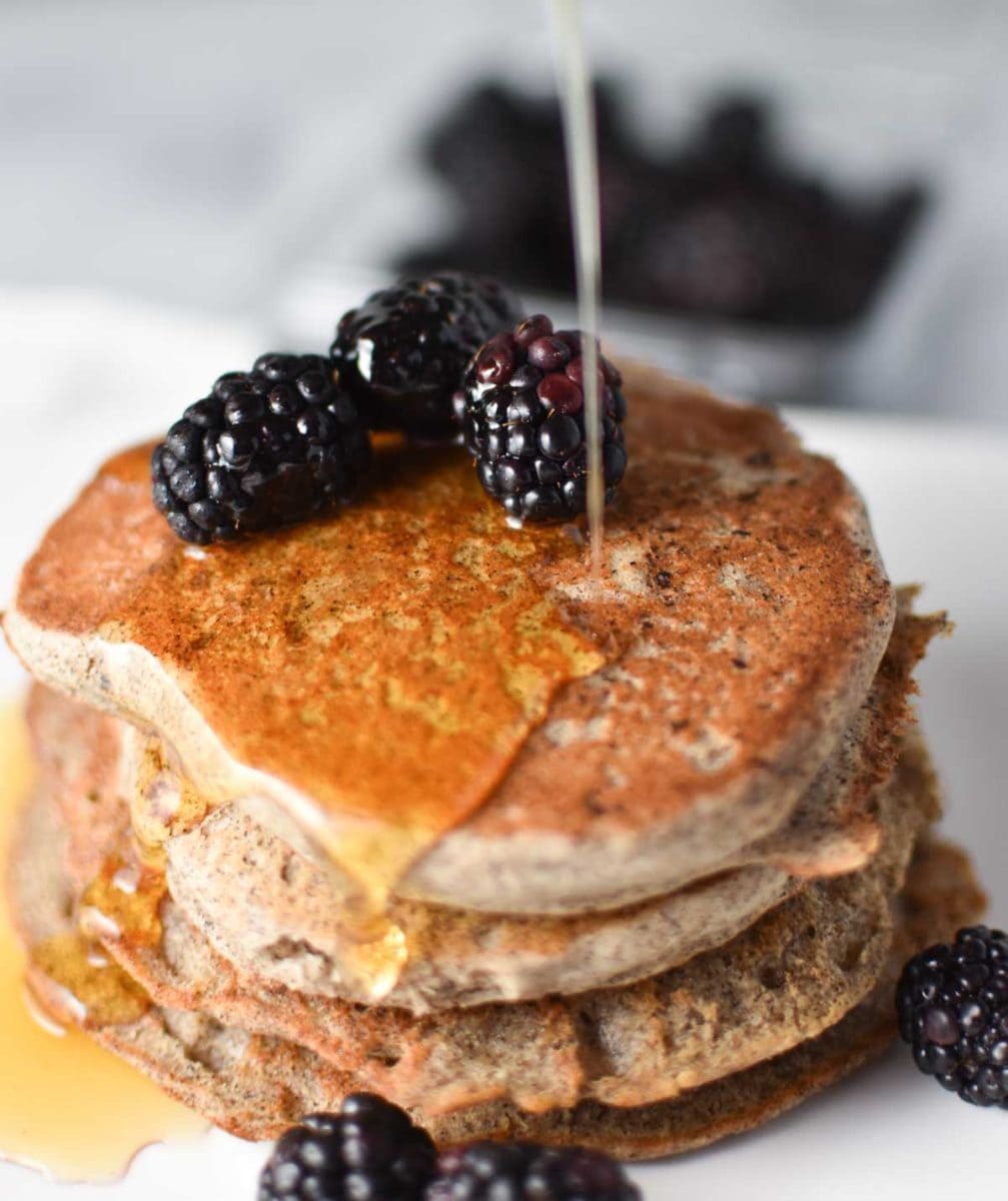 Vegan Buckwheat Pancakes Gluten Nut And Egg Free The Dizzy Cook