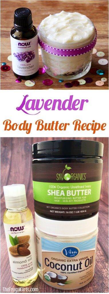 Easy Lavender Body Butter Recipe T In A Jar The Frugal Girls