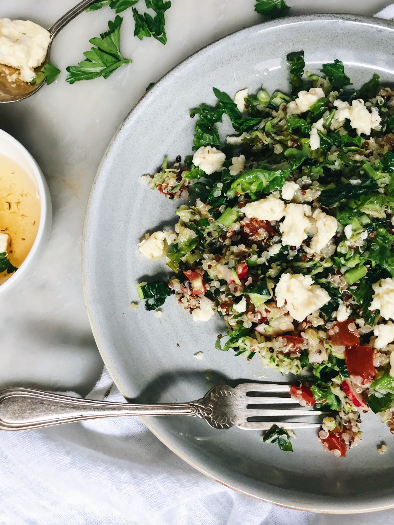 Quick Quinoa Salad With Goats Cheese And Cranberries The Healthy Hunter