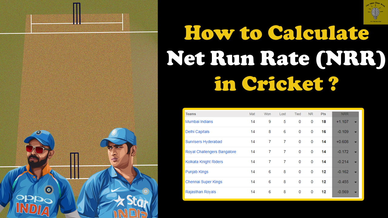 How To Check Net Run Rate In Cricket India 2023