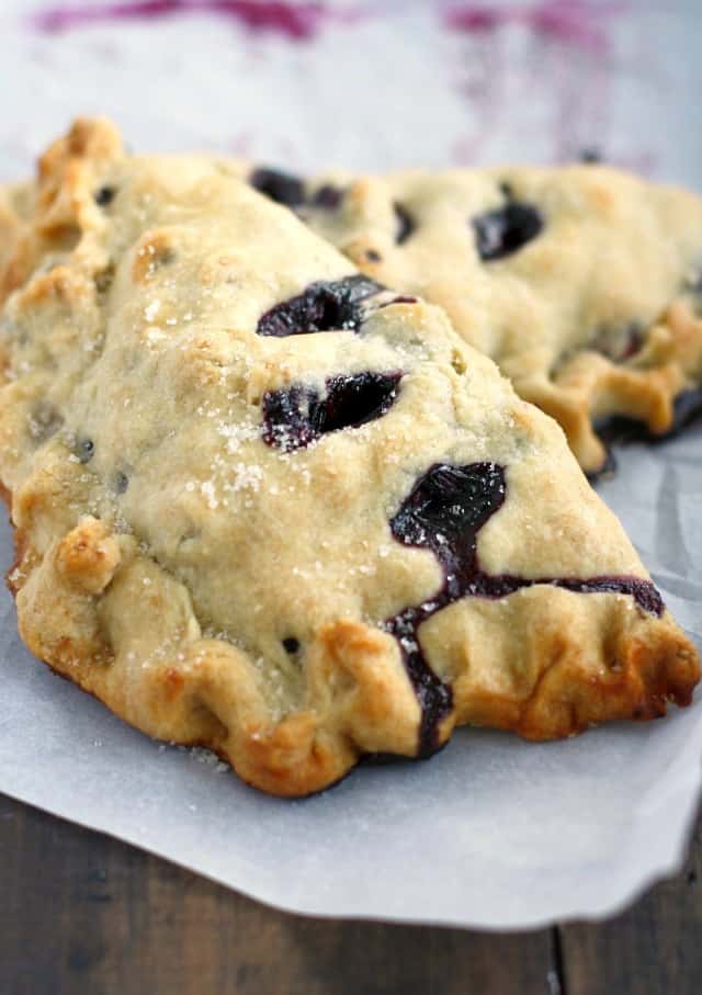 Scrumptious Blueberry Hand Pies The Pretty Bee