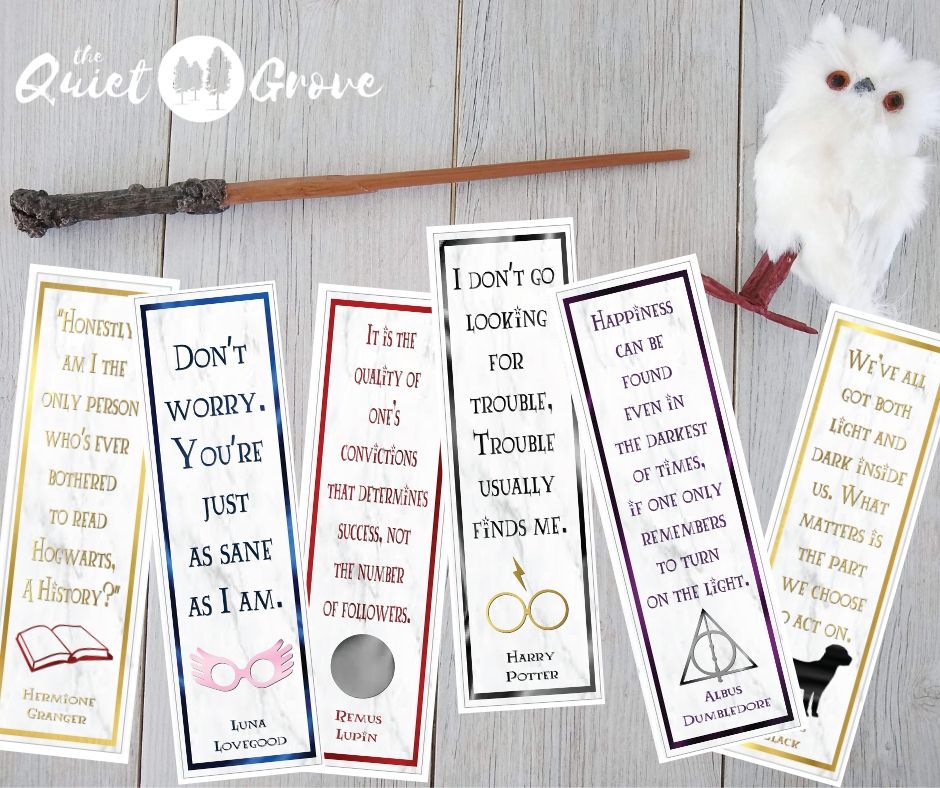 Harry Potter Bookmark Printable