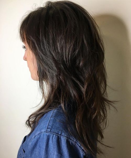 60 Lovely Long Shag Haircuts For Effortless Stylish Looks