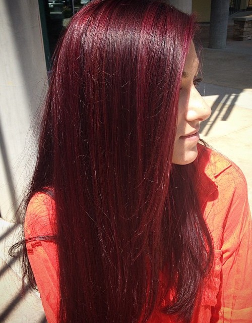 Cherry Red Hair Color Inspiration The Right Hairstyles