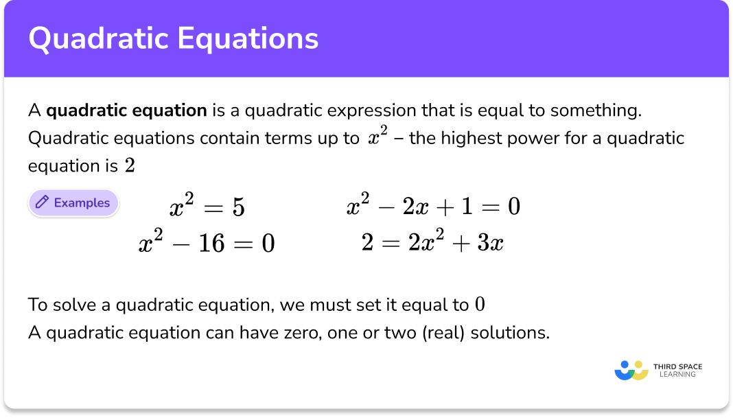 Math Tutorials Quadratic Equations Tessshebaylo