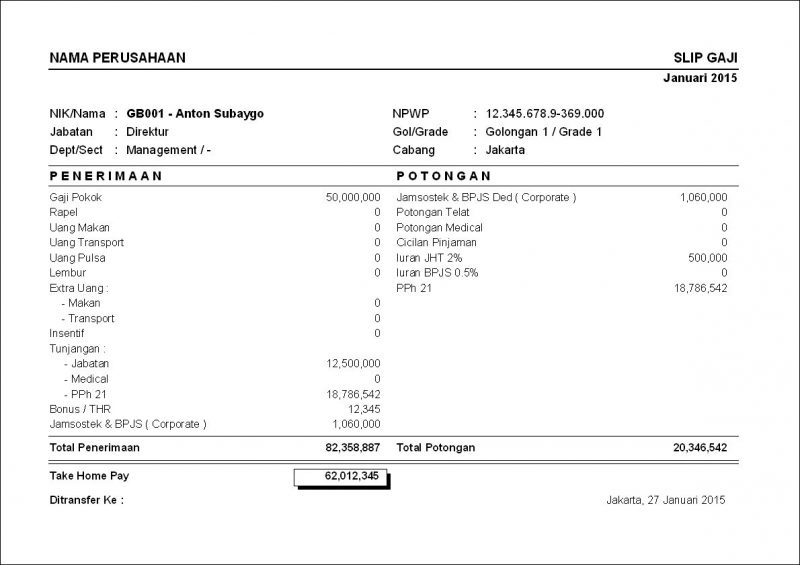 Menghitung Gaji Cara Membuat Slip Gaji Dengan Rumus Pada Mobile Legends