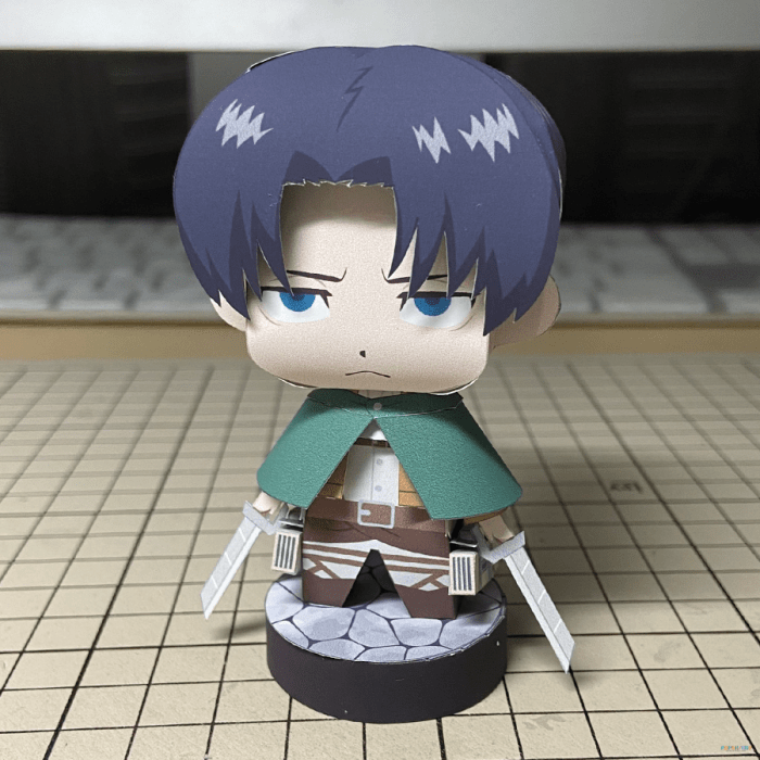 Attack On Titan Mikasa Ackerman Papercraft Paperized